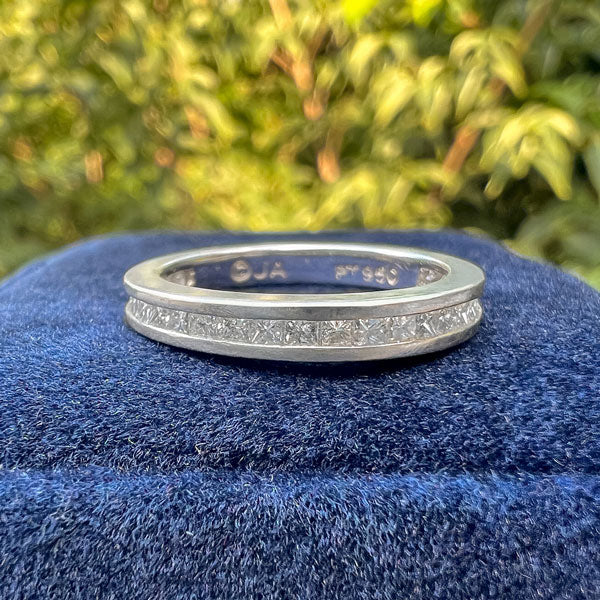 antique square diamond ring