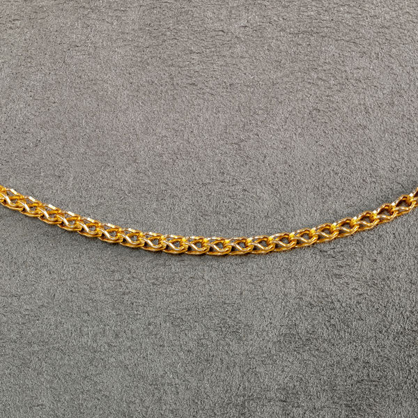 Vintage Loop in Loop Chain Necklace