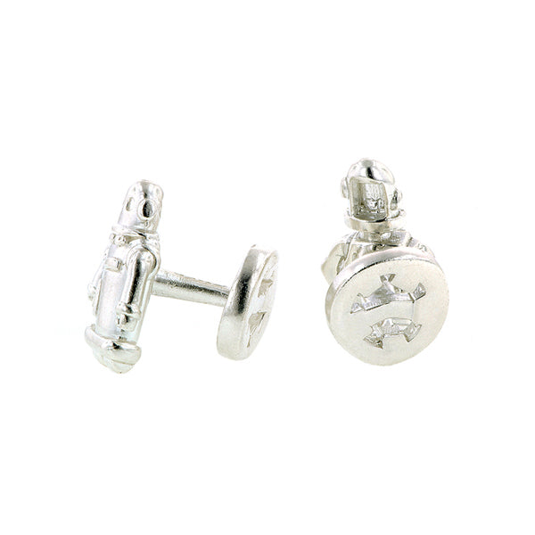 Robot Cufflinks- Heirloom by Doyle & Doyle